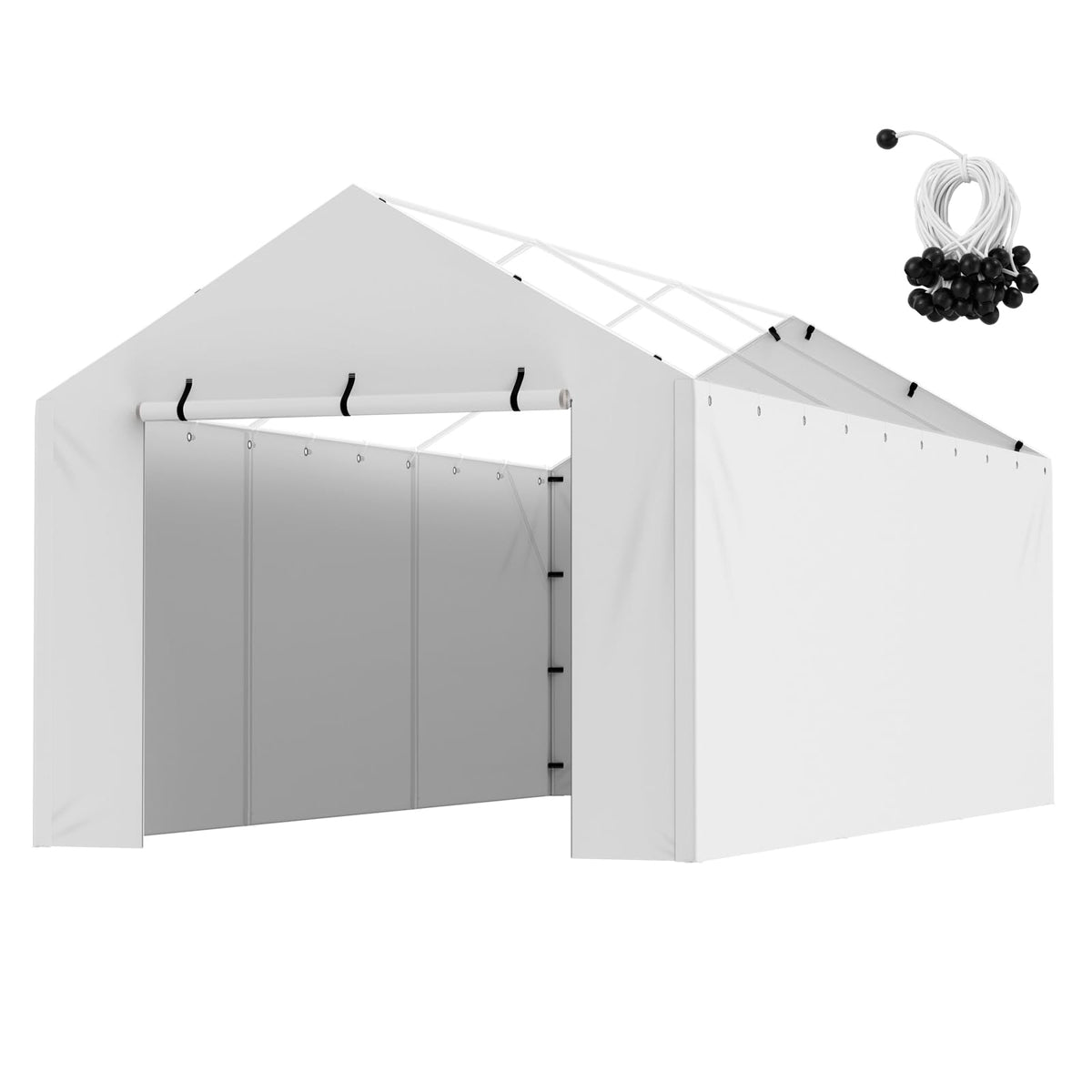 SANNWSG Carport Replacement Canopy Cover Side Wall, Garage Tent Shelte ...